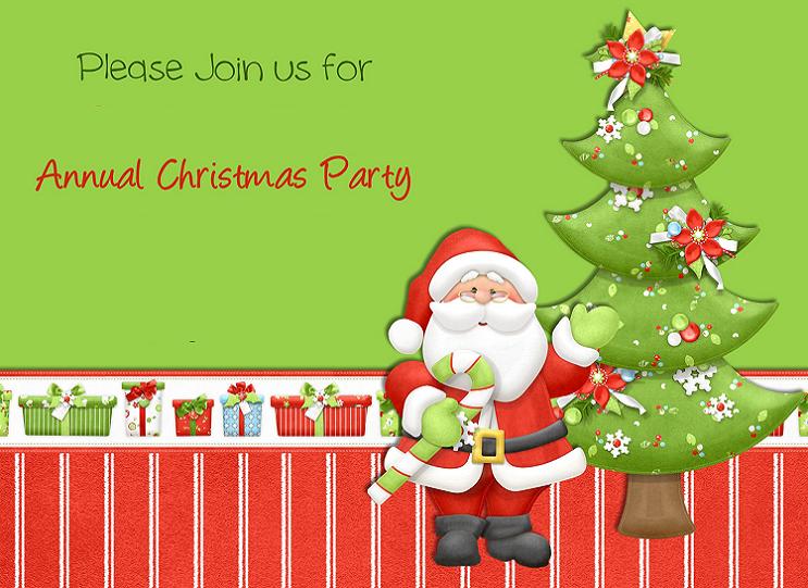 Christmas Party Invitation Wording 365greetings
