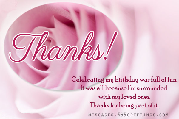 Birthday Thank You Messages Thank You For Birthday Wishes 